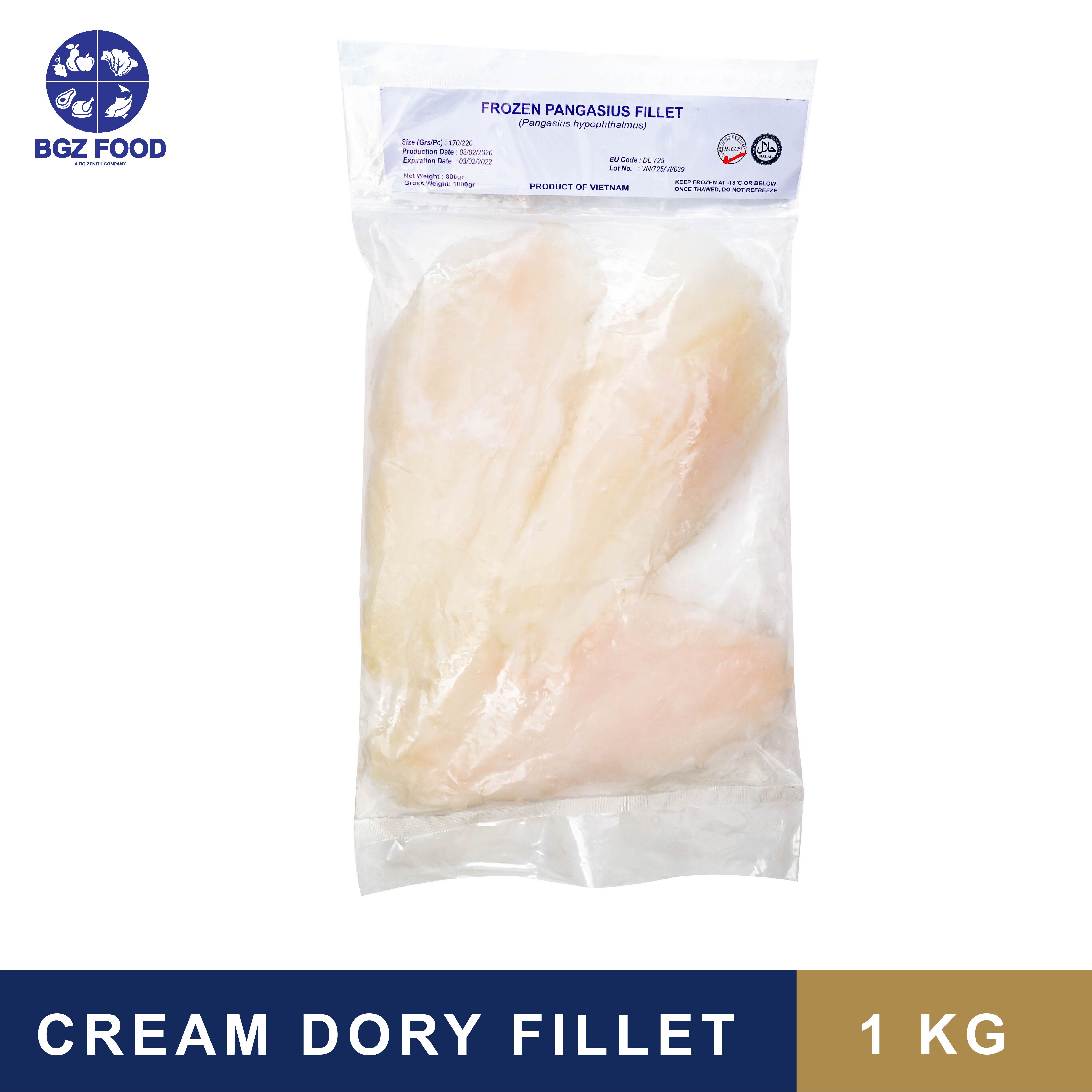 BGZ FOOD CREAM DORY PANGASIUS FILLET 80/20 | Lazada PH