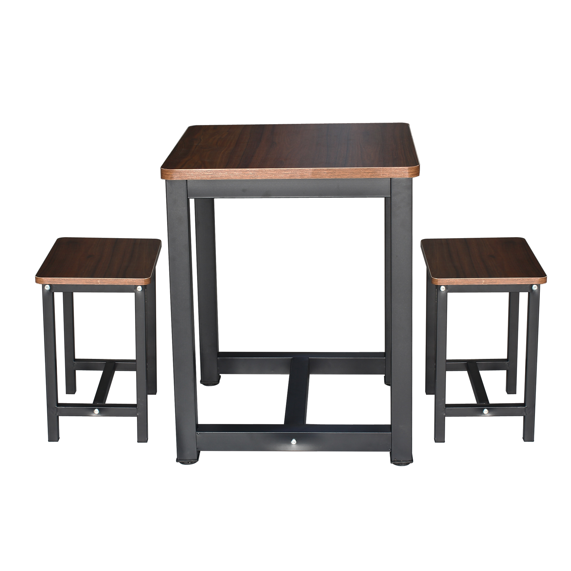 KRUZO MARIN 60cm x 60cm Dining Table with 2pcs Stool | Lazada PH