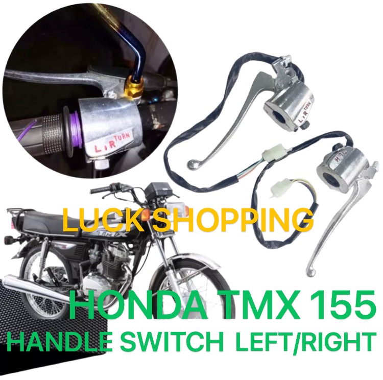 Honda TMX 155 Handle Switch (1set) Left / Right Alloy Silver Handle ...