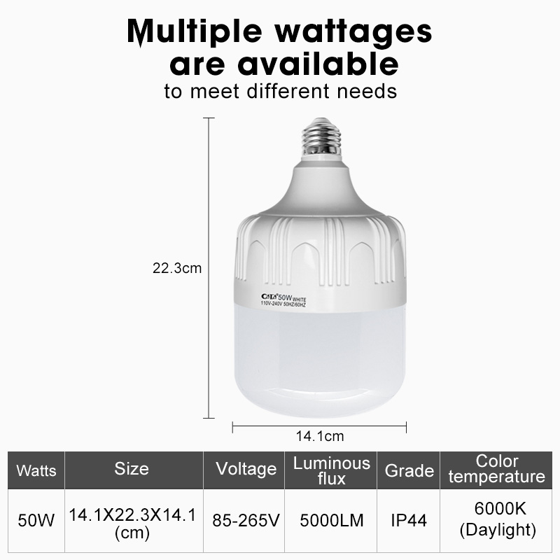 【CATA】 LED Bulb E27 Super Bright White Light Energy Saving Home ...