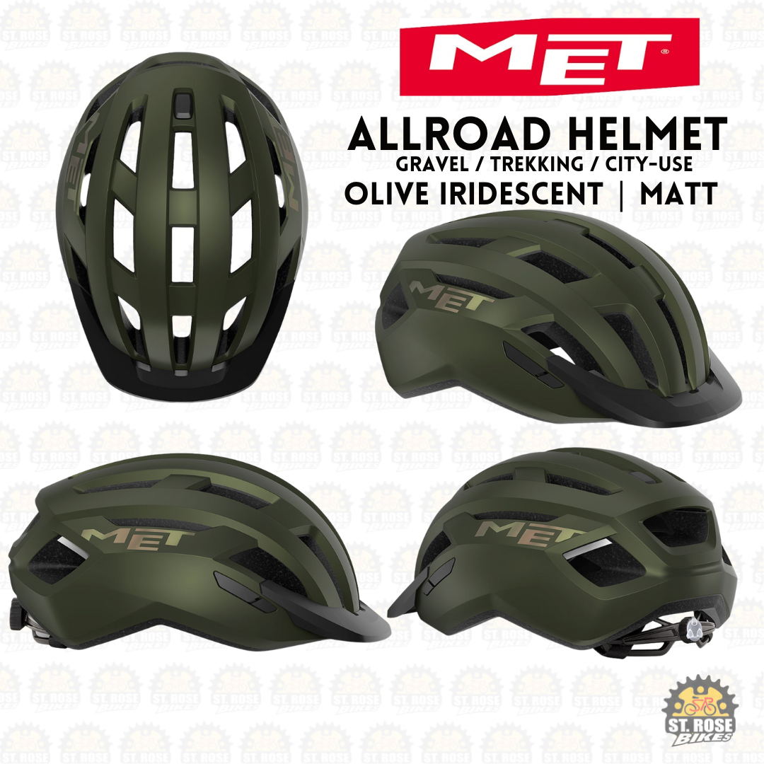 MET ALLROAD Helmet Multi-Purpose Helmet for Gravel, Trekking, and City ...