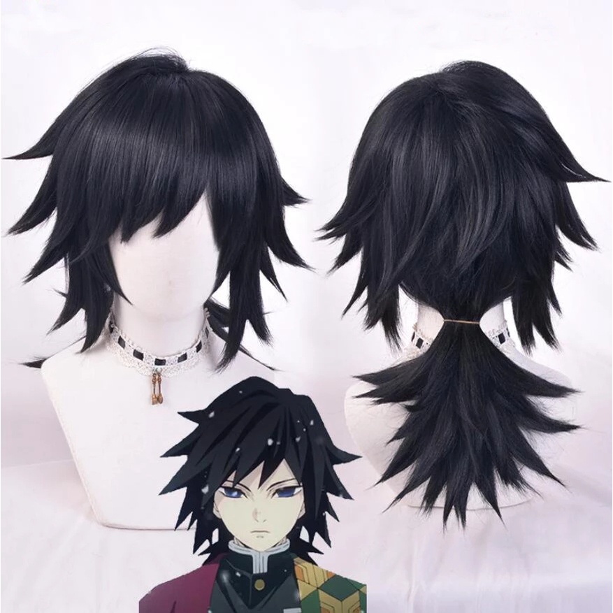 Anime Demon Slayer Kimetsu No Yaiba Tomioka Giyuu Cosplay Costume ...