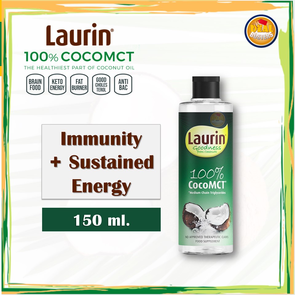 (80% off) Laurin 100% Coco MCT Oil (The Healthiest Coconut Oil) 150 ml ...