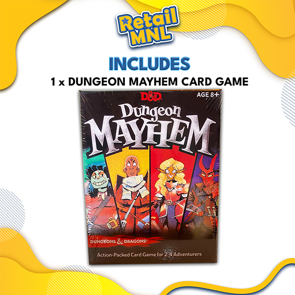 Retailmnl Dunggeon Mayhem! -Card Game D&D Dungeon Mayhem (2-4 Players ...