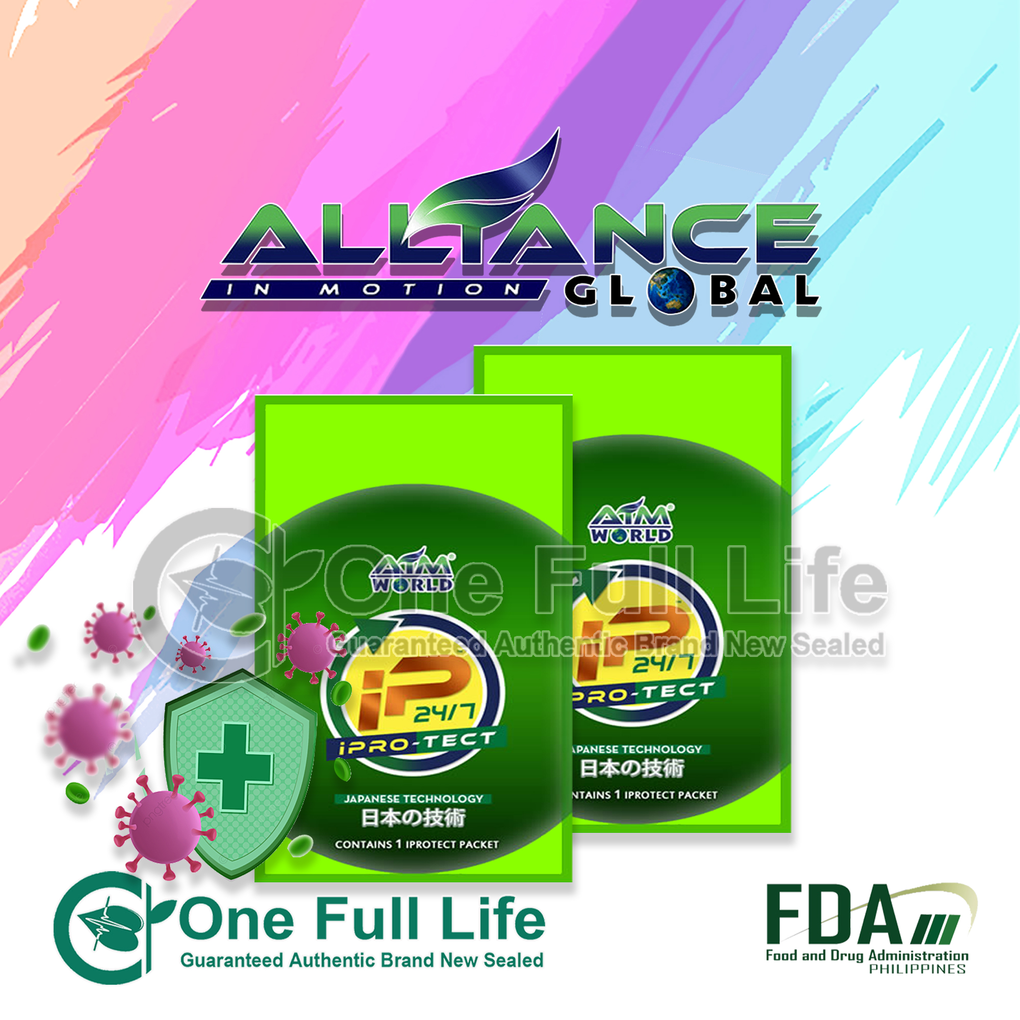 Aim Global Iprotect / Ipro-tect I Protect 24/7 Packet FUMES ONLY Refill ...