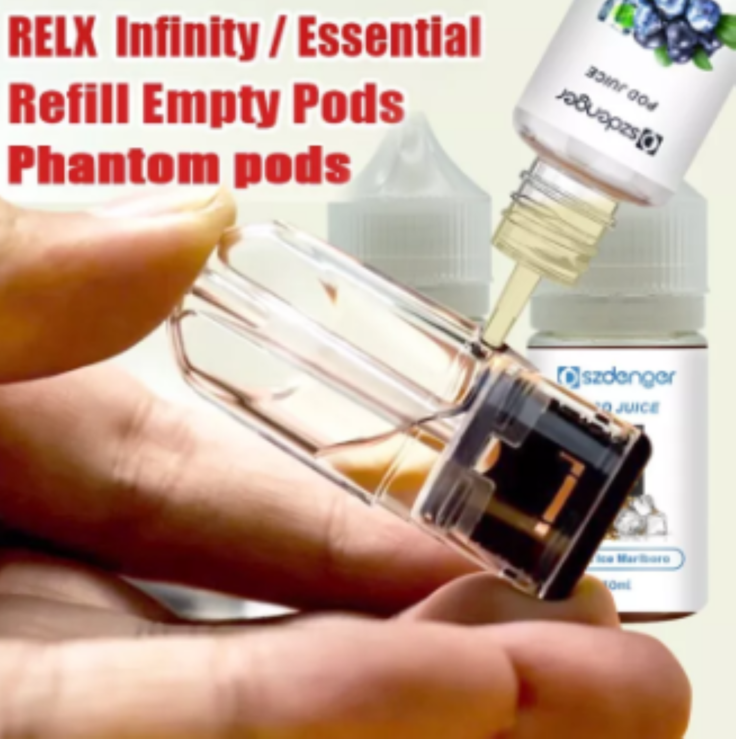 RELX Classic Pods Refill Cartridge Pod Refillable Cartridge for / VEEX ...