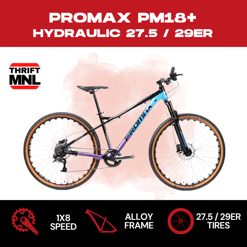 Thrift MNL | PROMAX PM18 HYDRAULIC ALLOY (TRI-COLORS) 1X9 27.5 / 29ER ...