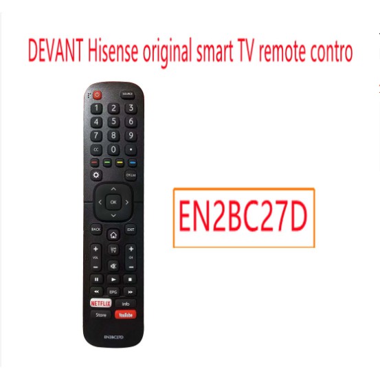 For EN2BC27D Original remote control new EN2BC27D for Devant LCD LED TV ...