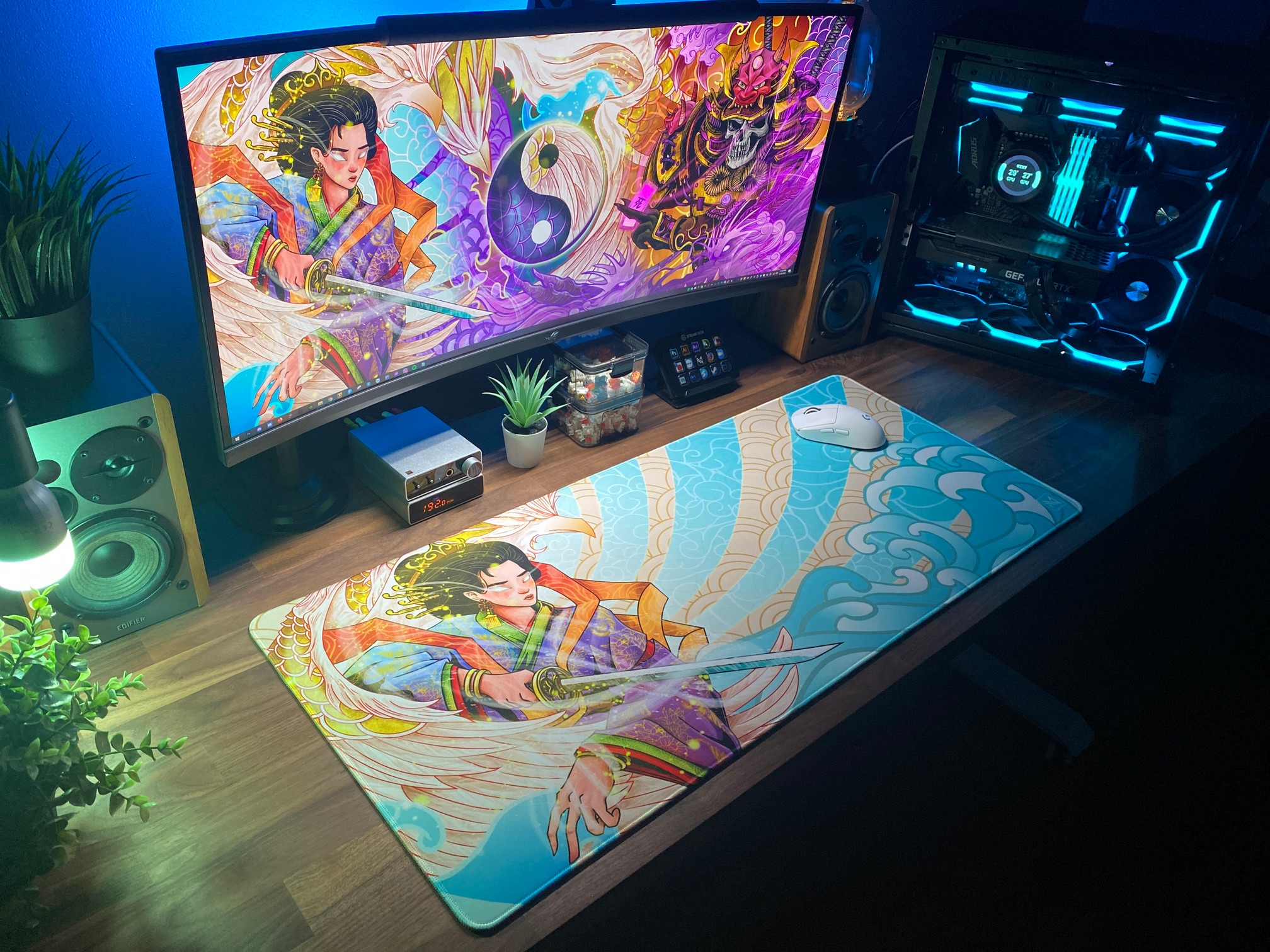 Macveth Artisan Deskmat | ShintoGod-Amaterasu | 4MM | Extended Mousepad ...