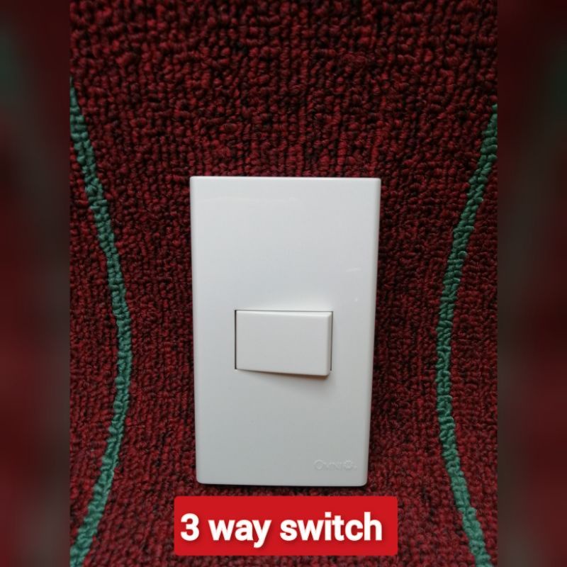 Omni Wide Series Switch w/ plate 1 way, 3 way switch (1, 2, 3gang ...