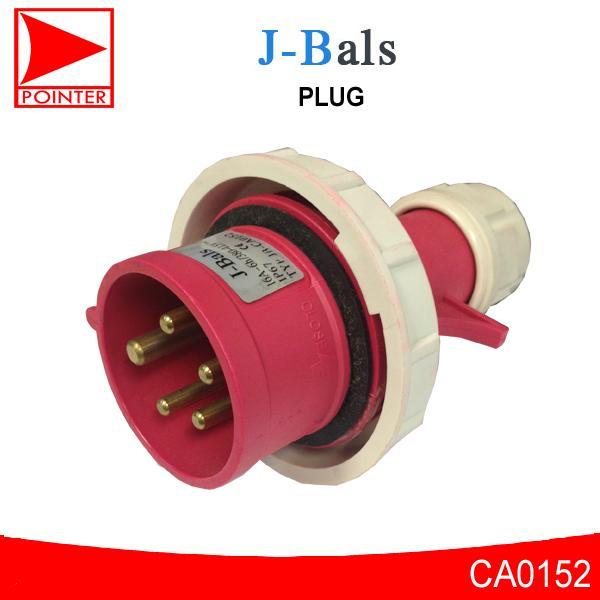 J-Bals Industrial Plug IP67 415V 4P+E (5 PIN) Red | Lazada PH