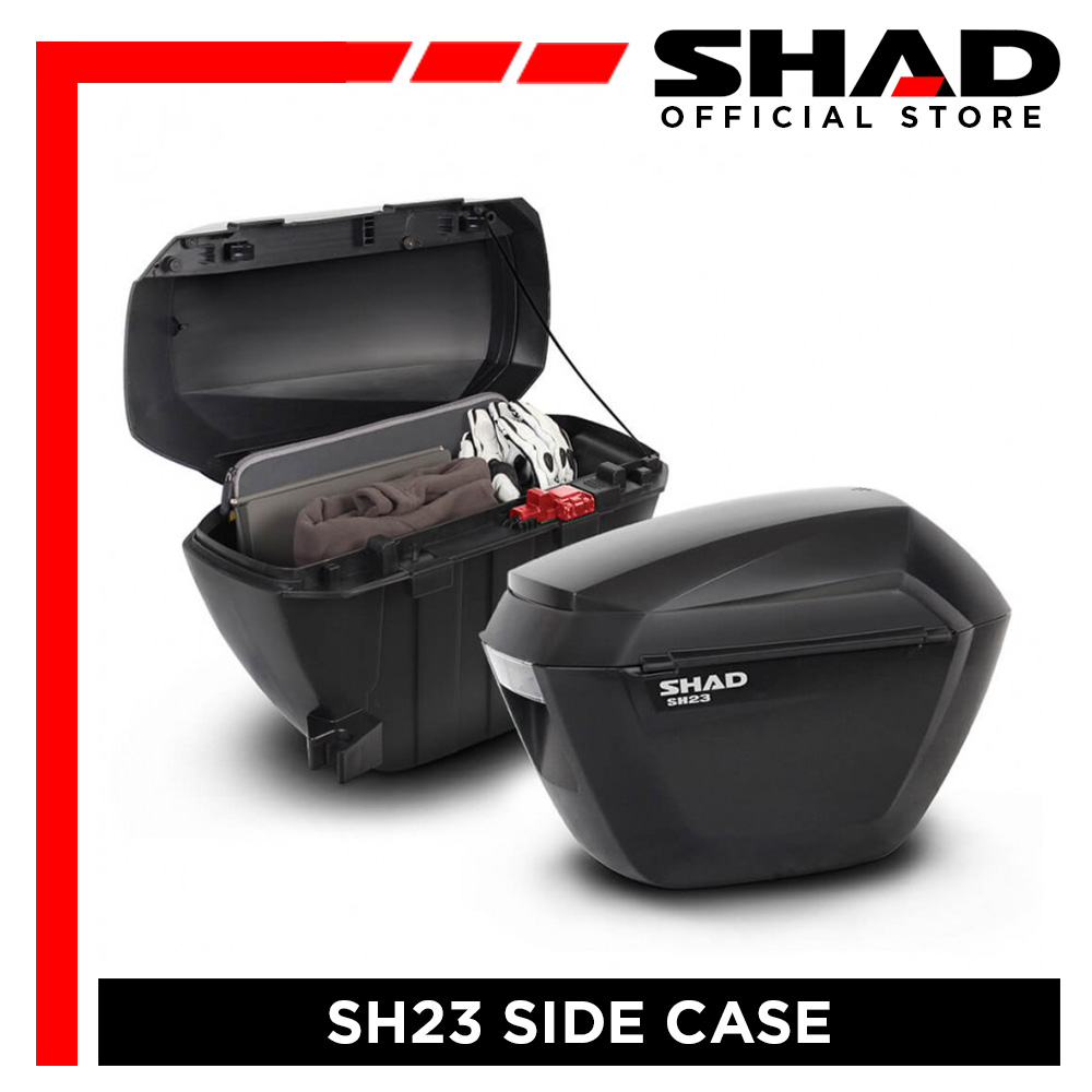 SHAD Motorcycle Box SH23 Side Case Black: Aluminum | Lazada PH