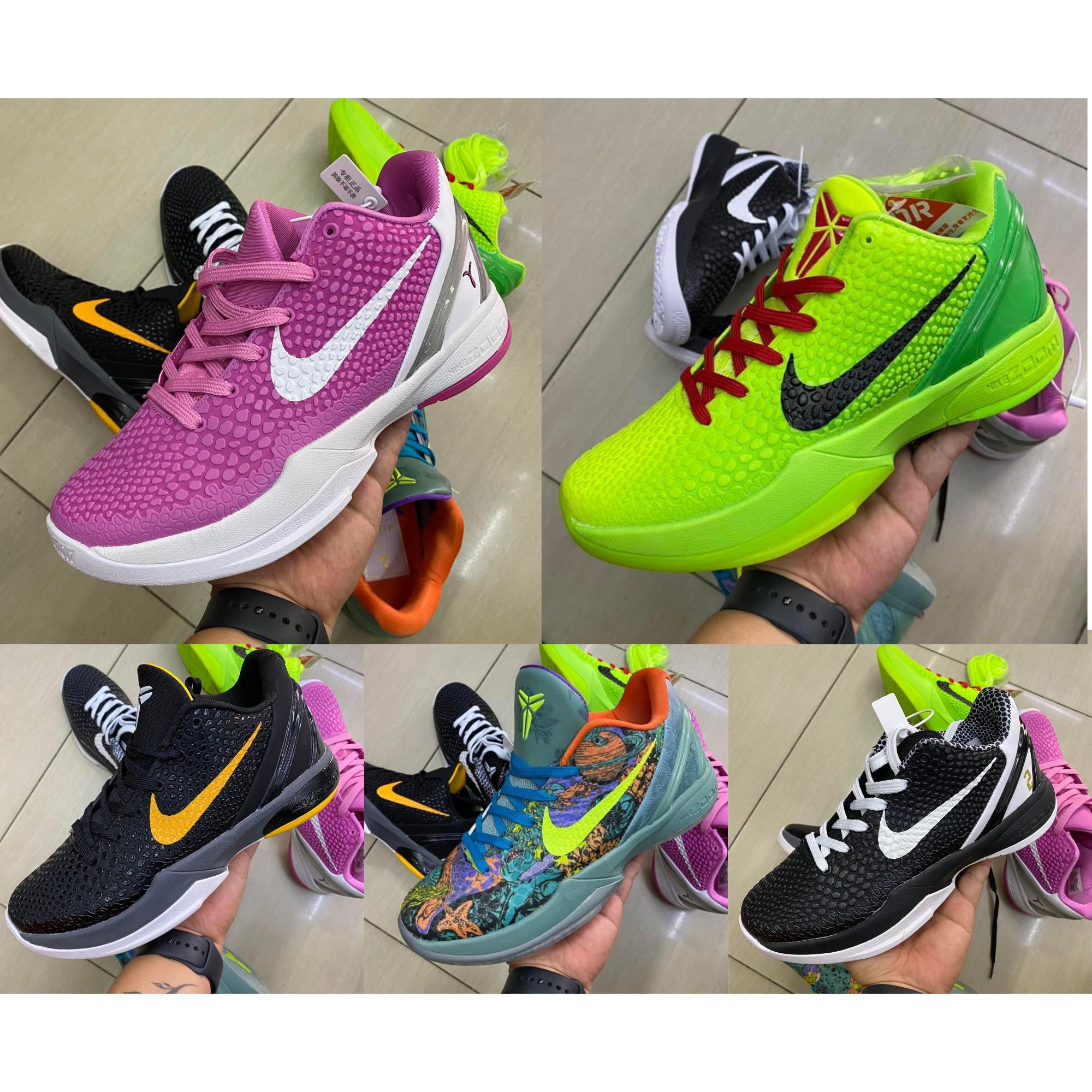 Kobe 6 Colorways