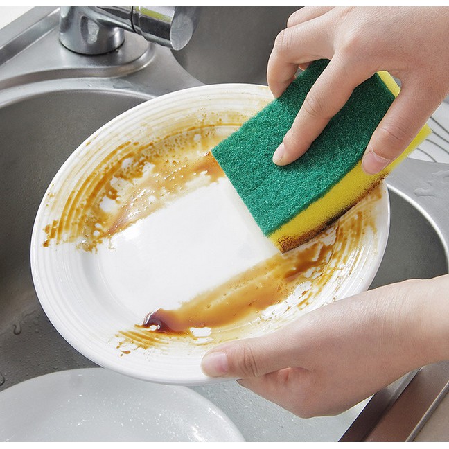 Shopware High-density Dipped Double-sided Dishwashing Sponge ...