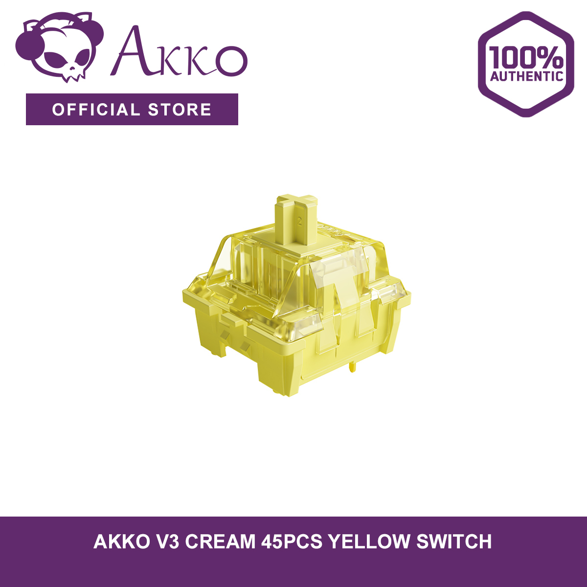 AKKO V3 Cream 45PCS Yellow Switch | Lazada PH