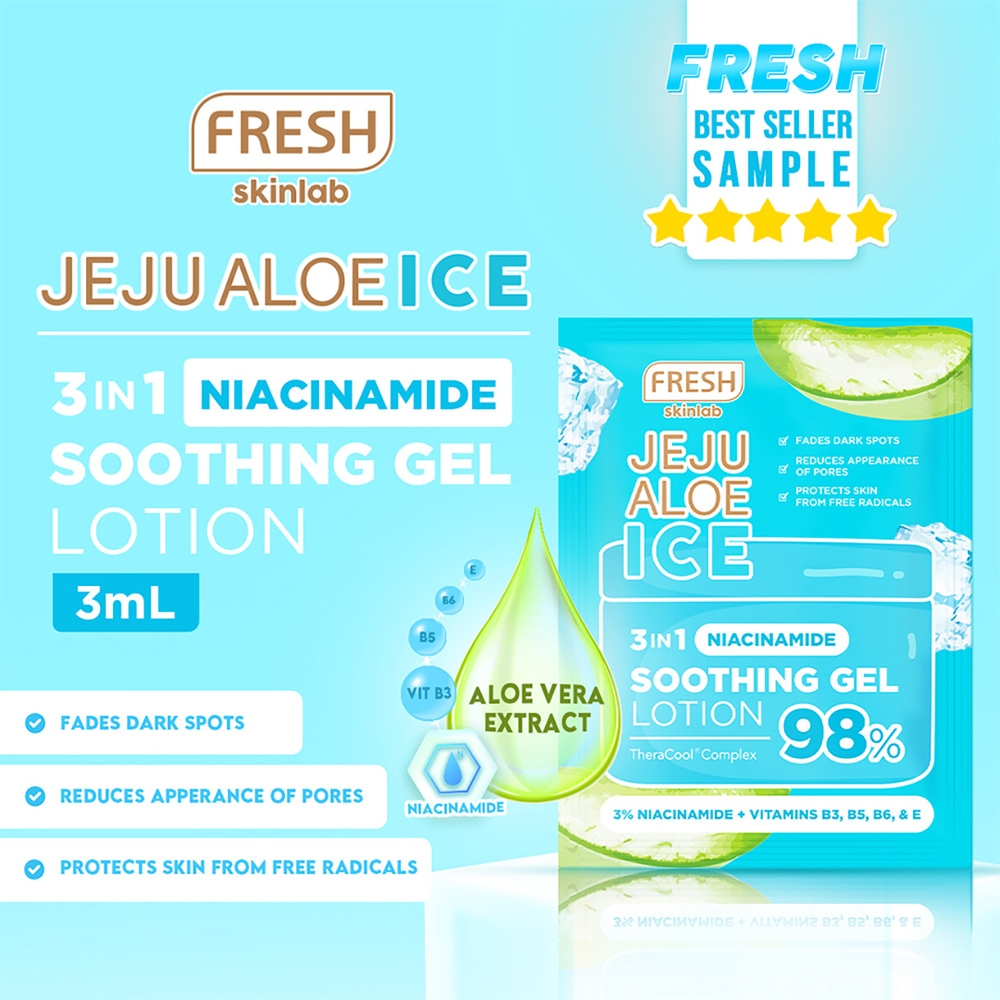 Jeju Aloe Ice 3-in-1 Niacinamide Dark Spot Soothing Gel Lotion 3mL ...