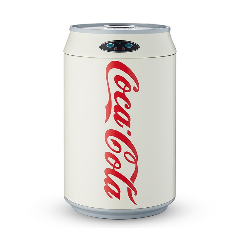 Home creative intelligent trash can automatic sensing coke can with lid ...