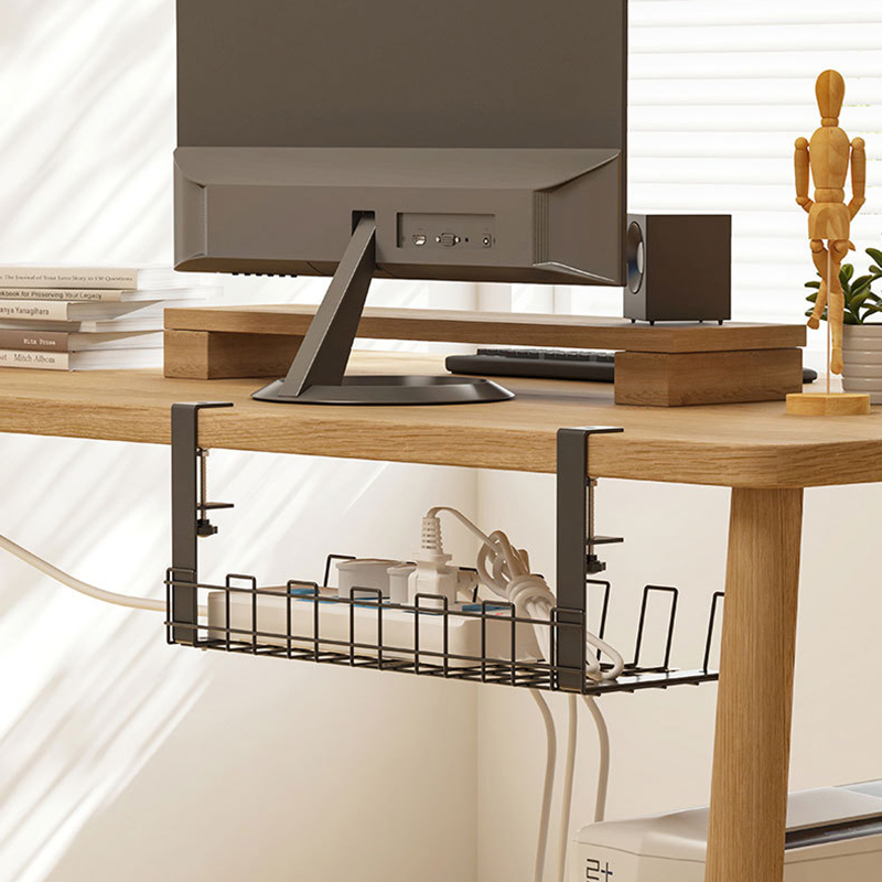 Adjustable large capacity wire rack under the table, made of iron, wire ...