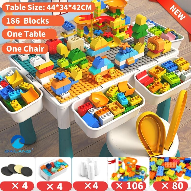 GAILANG Lego Blocks for Kids Sale Building Blocks Table Lego Table with ...