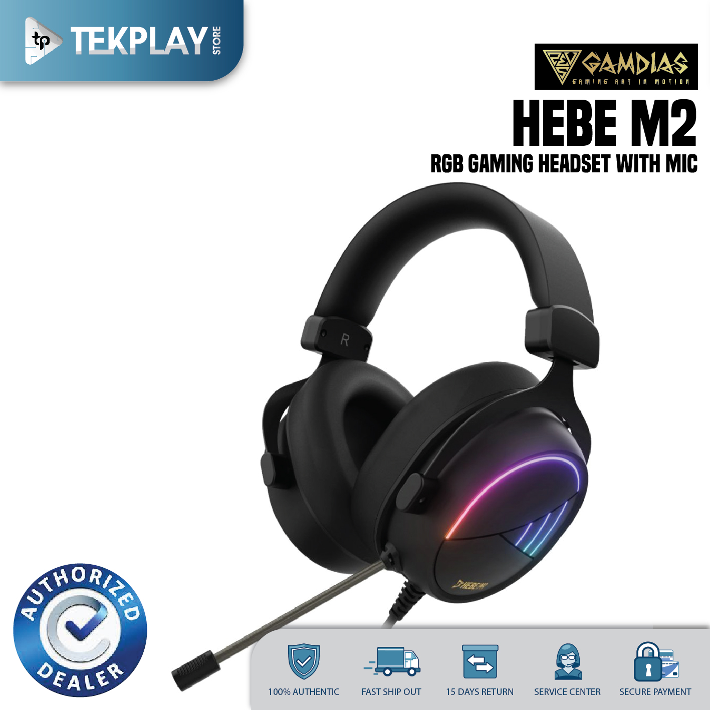Gamdias Hebe M2 Gaming Headphone | Lazada PH