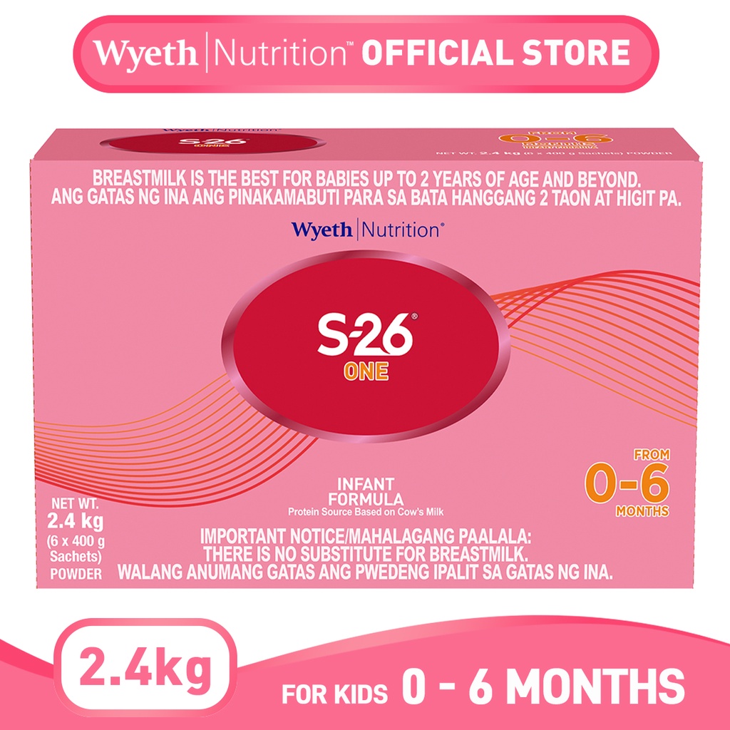 S-26 ONE Infant Formula for 0 to 6 months 2.4kg | Lazada PH