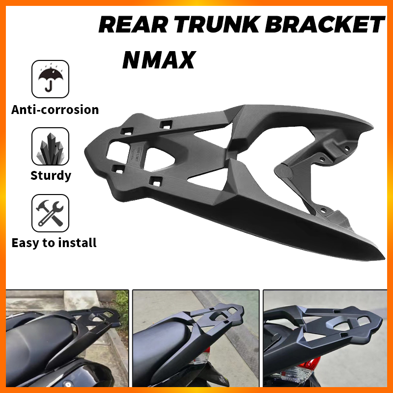 E&M Nmax V1 Motorcycle Rear Bracket Carrier 2 holes Tail Rack Tailbox ...