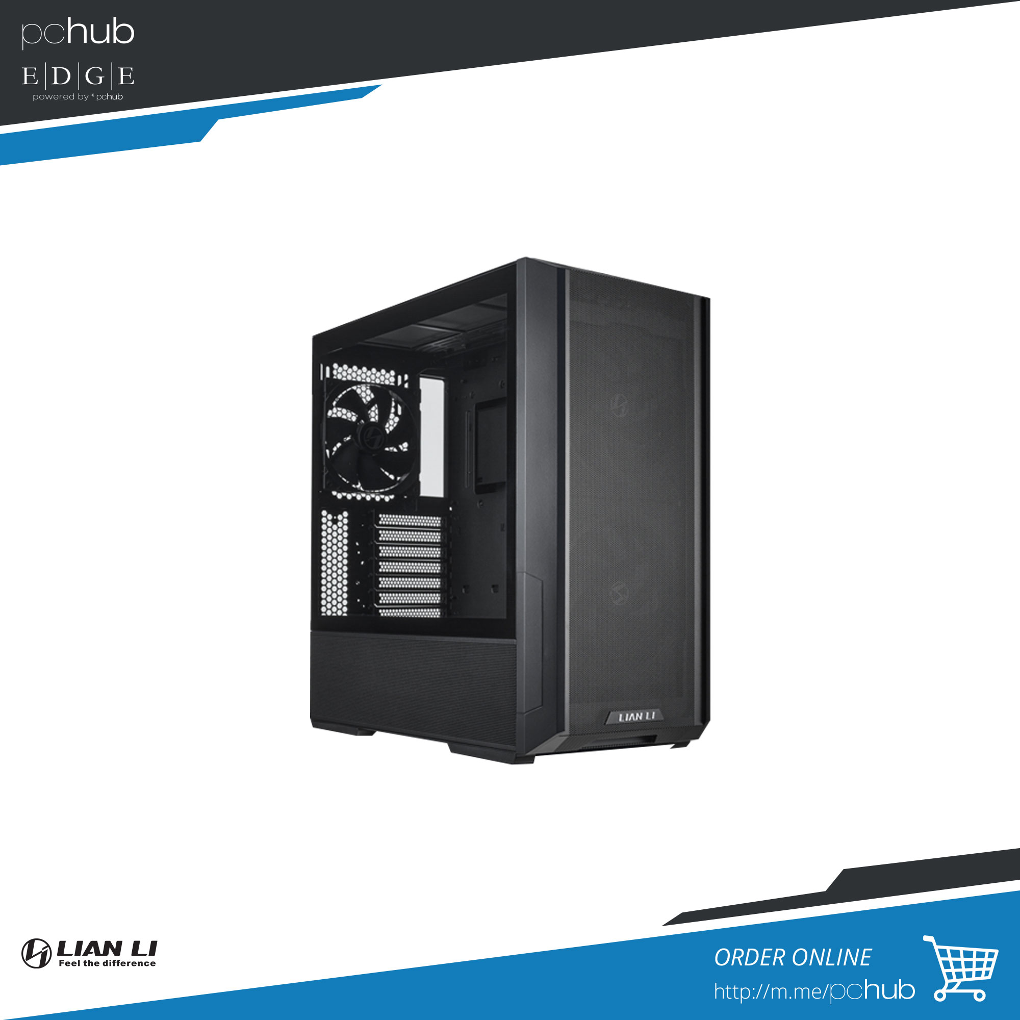 Lian li Lancool 216 Mesh TG, black, ATX, 2x160mm 1x140mm, USB3 1C 2A ...