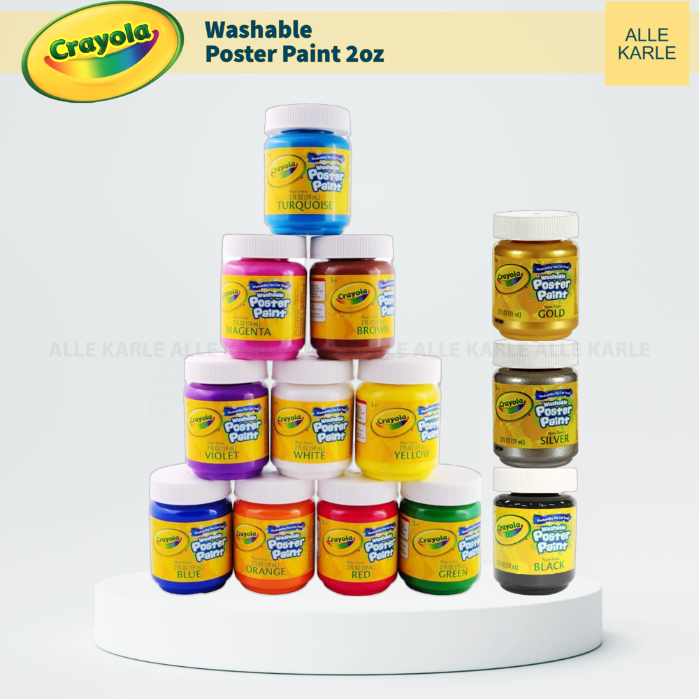 Crayola Washable Poster Paint 2oz | Alle Karle LZD | Lazada PH