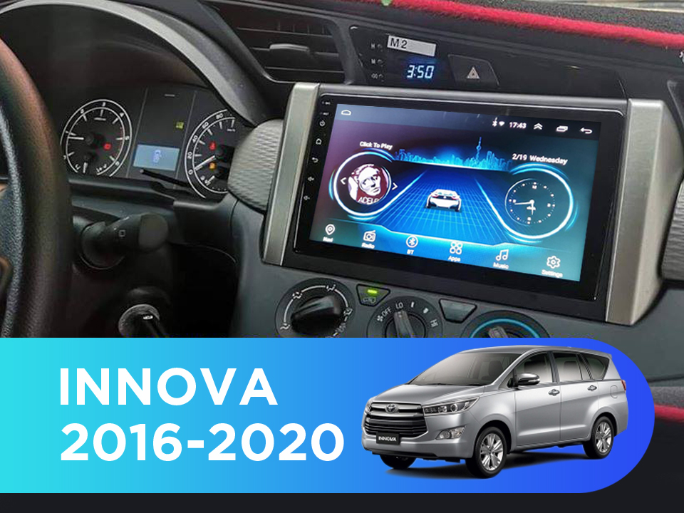 Toyota Innova 2016 - 2020 9 inches Android 13 Plug And Play with AHD ...