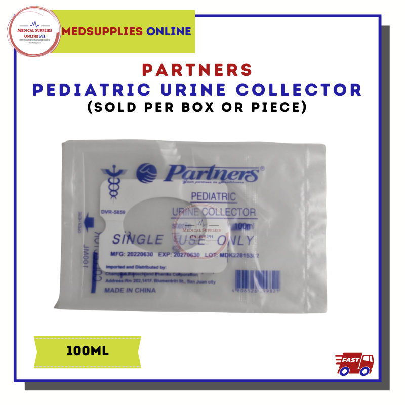 MEDSUPPLIESONLINE Pediatric Urine Collector 100ML (STERILE) Pedia Urine ...