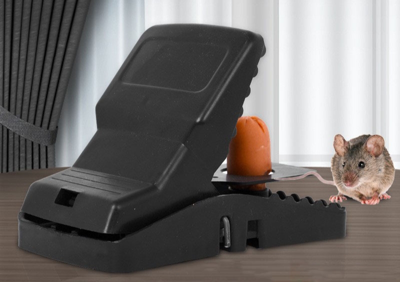Quick-Snap Mouse Trap Control Rat Killer Reusable Mousetrap Bait Spring ...