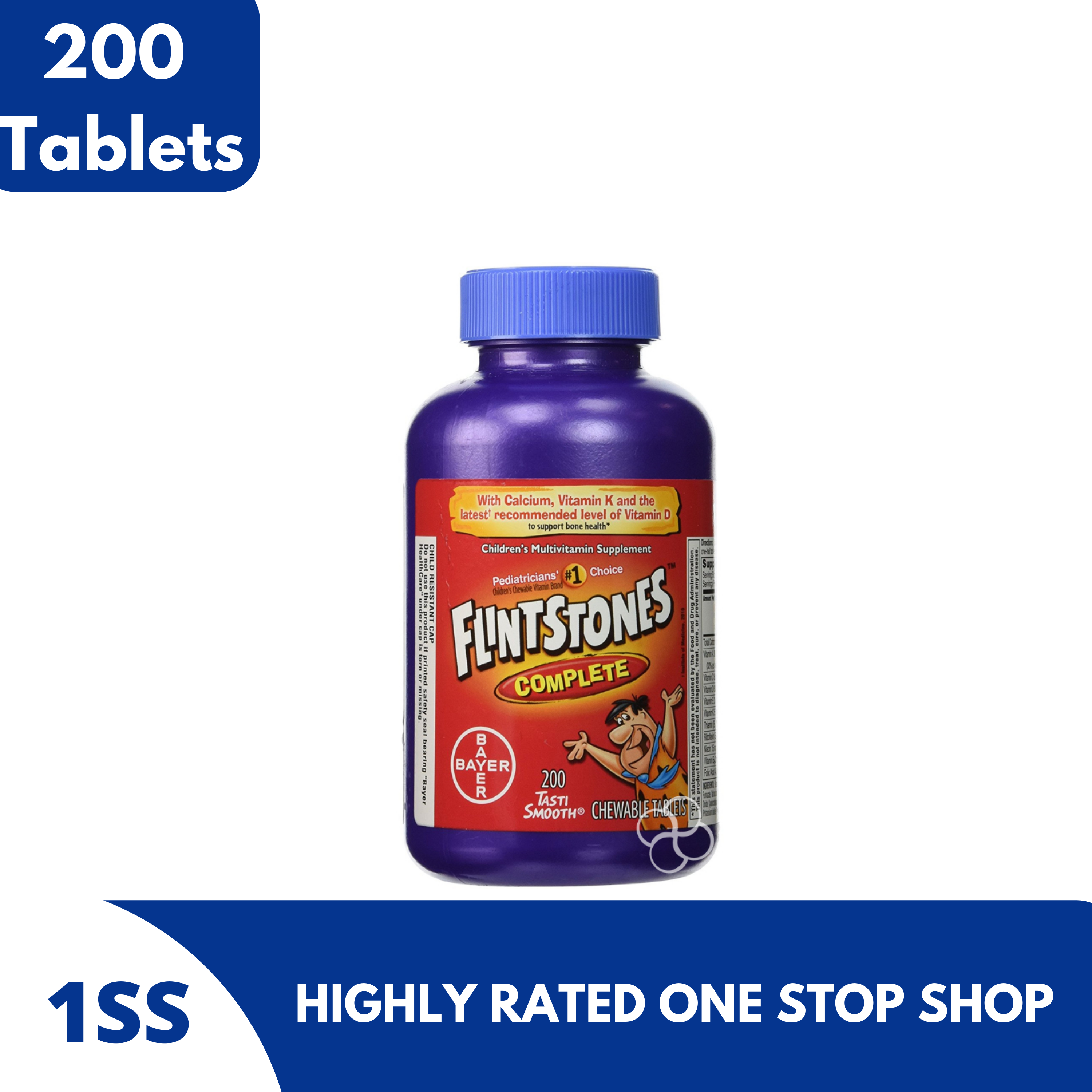 Flintstones Complete Chewable Vitamins, 200 Tablets | Lazada PH