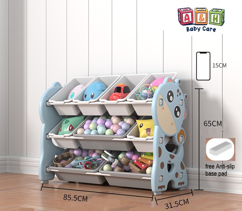 Toy organizer Rack Shelves Kids playroom storage | Lazada PH