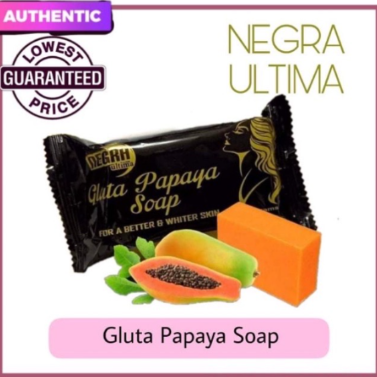 Negra Gluta Papaya Soap Whitening Soap Bleaching Soap Negra ultima ...