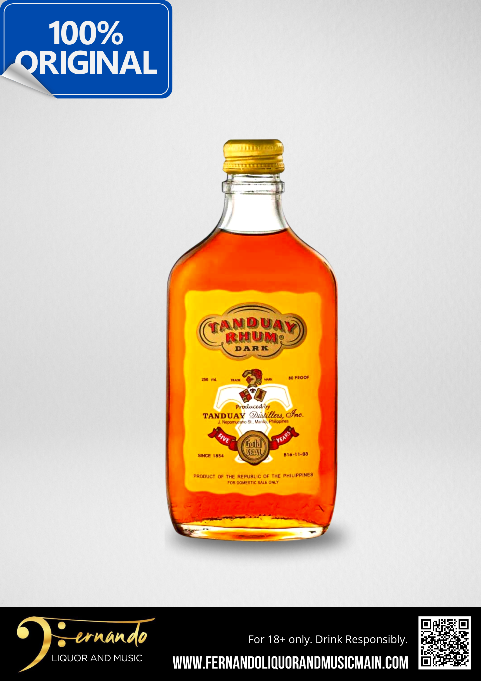 Tanduay Rum Original Light White Dark | Lazada PH