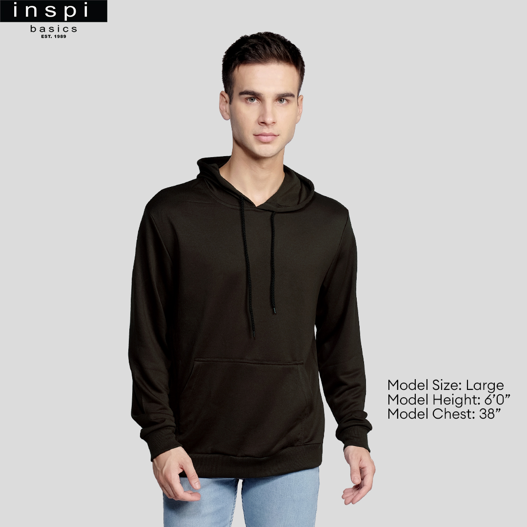INSPI Basics Plain Hoodie Jacket For Men with Pockets Korean Trendy ...