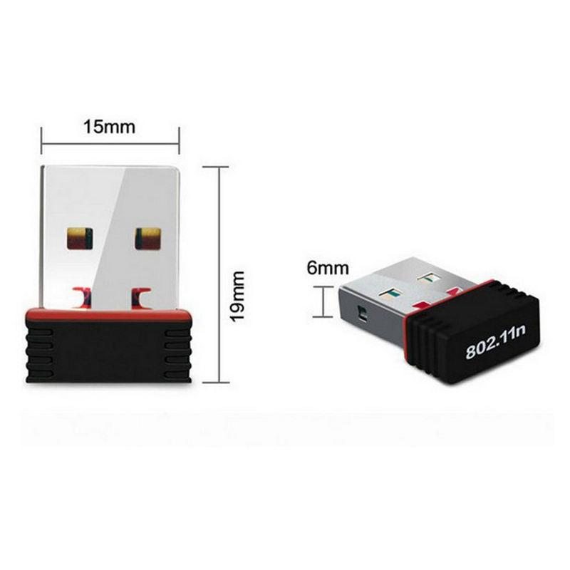 New Realtek USB Wireless 802.11B/G/N Lan Card Wifi Network Adapter ...