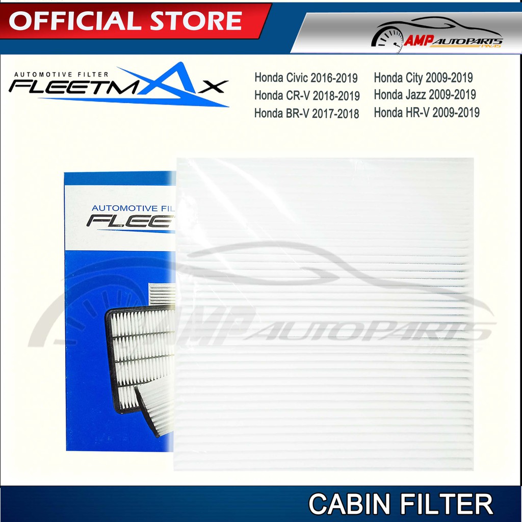 FLEETMAX CABIN FILTER for Honda City Jazz Civic CRV Hr-v Br-v FCS 9868 ...