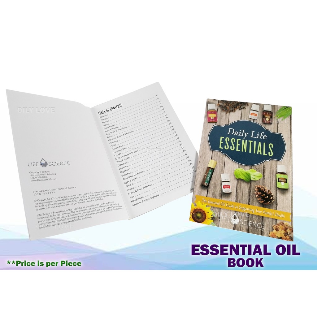 【Ready Stock】 Life Science Daily Life Essentials Book Essential Oil ...
