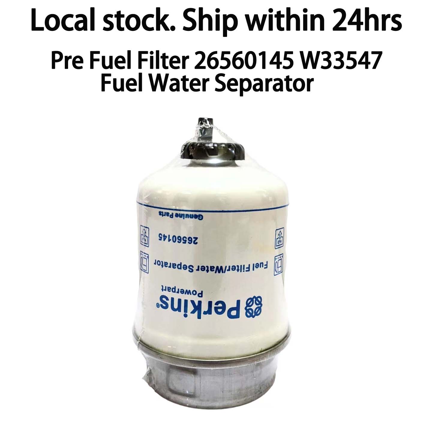 Pre Fuel Filter 26560145 W33547 901-249 10000-51231, Fuel Water ...
