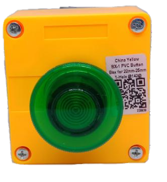 Illuminated Emergency Push Button Green 22mm 3A 220V ( Auspicious ...