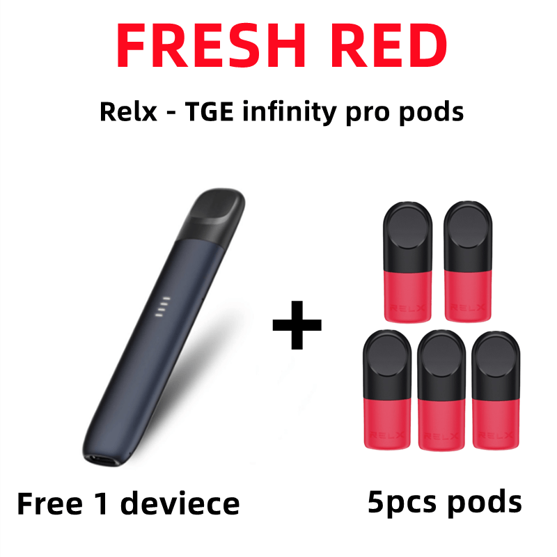 (Free 1 device) 5pcs Relx pods original tge infinity pod compatible with relx infinity phantom ...
