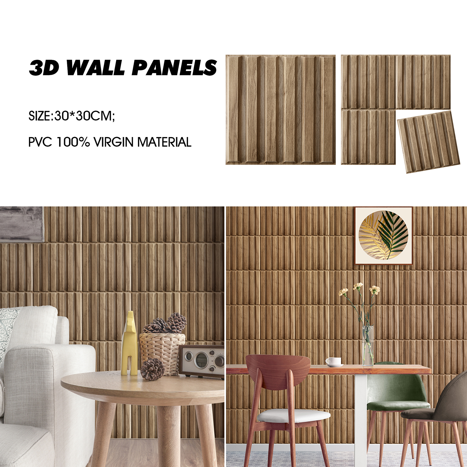 PVC Panel Diamond Design Wallpaper Design Home Decor Wall Decor 3D Wall ...