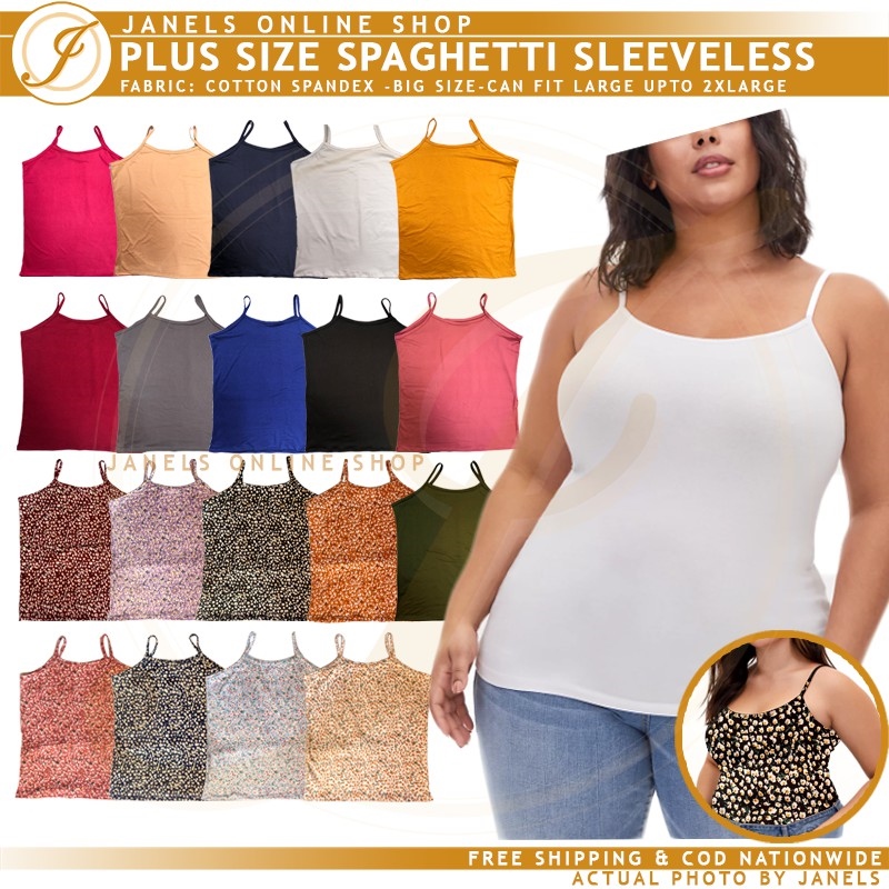 Plus Size Mariel Spaghetti Sando Top | Lazada PH