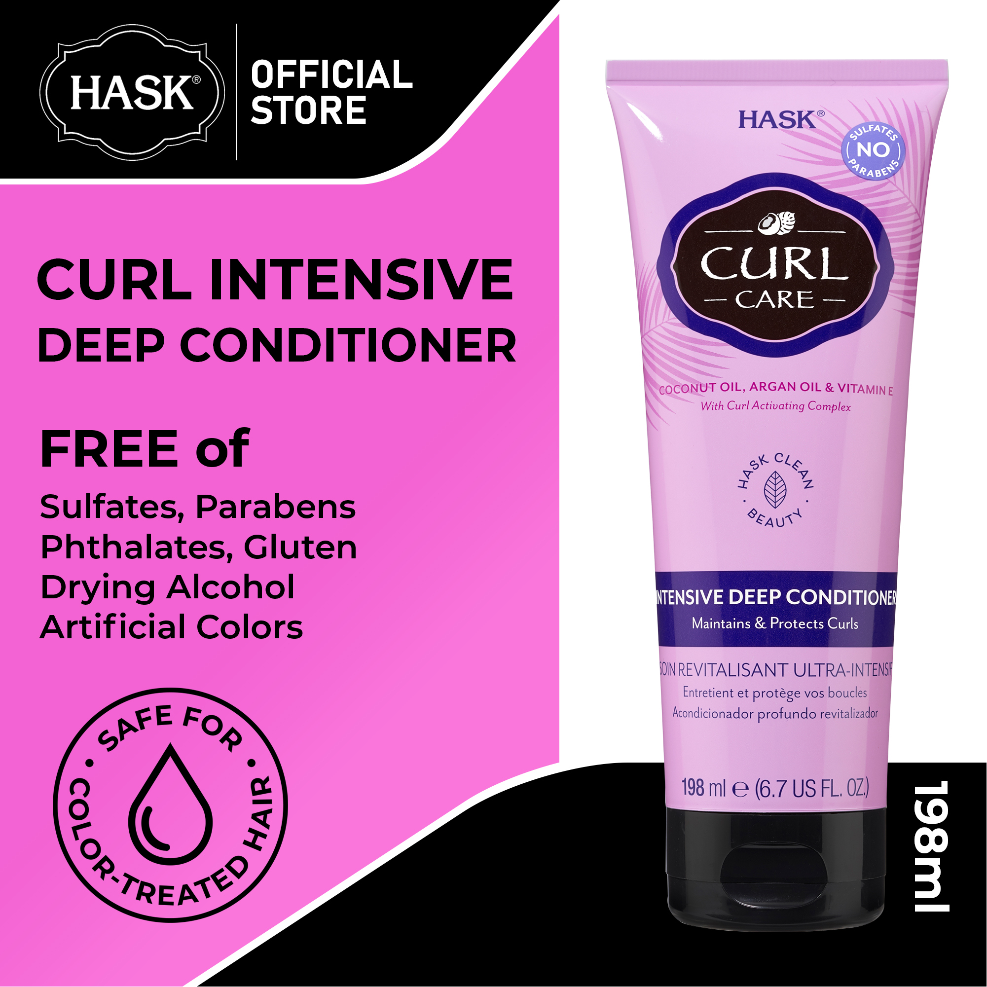 Hask Curl Care Intensive Deep Conditioner Tube 198 ml | Lazada PH