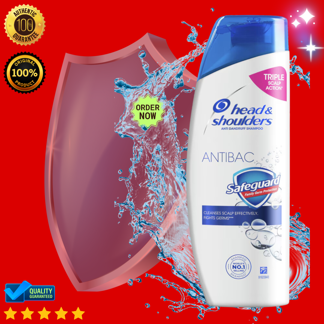 Head & Shoulders Anti-bac Anti Dandruff Shampoo 450ml. Scalp & hair ...