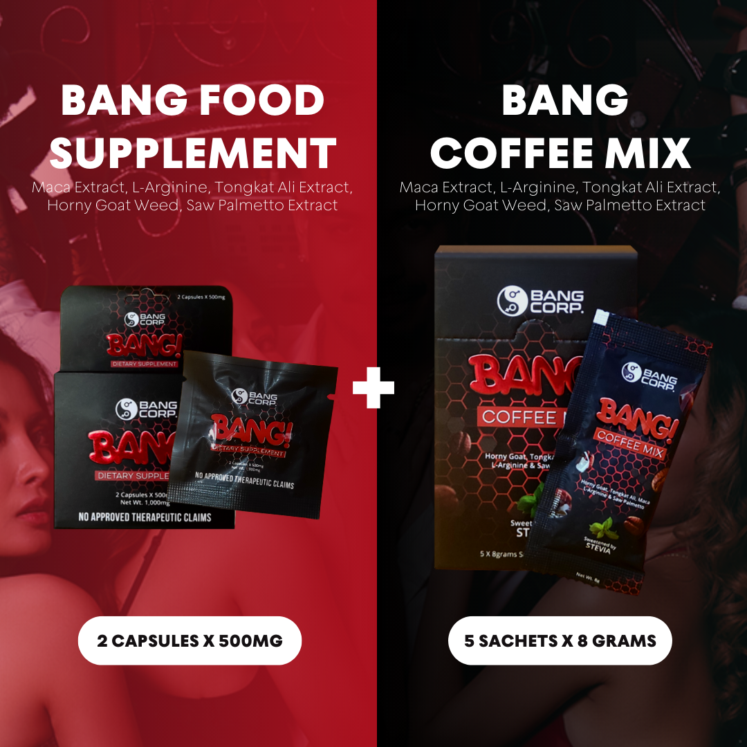 Authentic BANG Dietary Supplement plus BANG Coffee Drink Mix Bundle ...