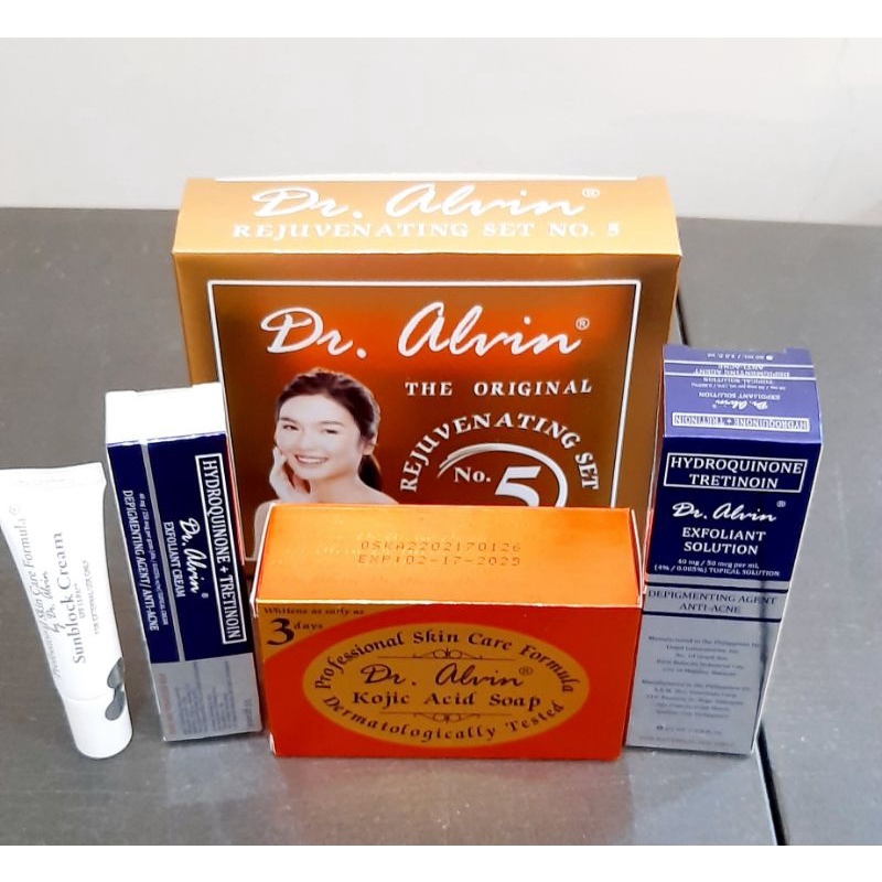 DR ALVIN ORIGINAL GOLD REJUVENATING SET/NEW PACKAGING REJUV 5 IS ALSO ...
