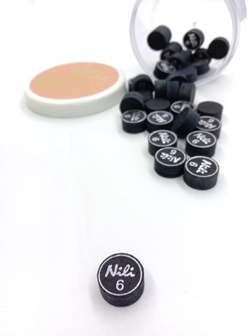 1 PC. NILI 6 BLACK CUE TIP | TIP NG TAKO [GAMIT SA BILYARAN|BILLIARD ...