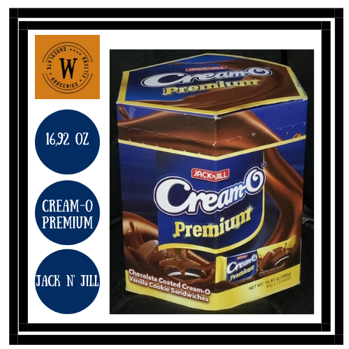 CREAM-O Premium Chocolate Coated Cream-O Vanilla Cookies Sandwiches, 12 ...